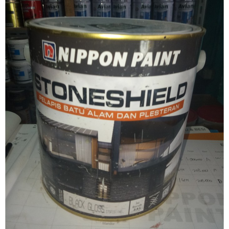 Jual Cat Batu Alam Nippon Stoneshield (2.5 L) | Shopee Indonesia