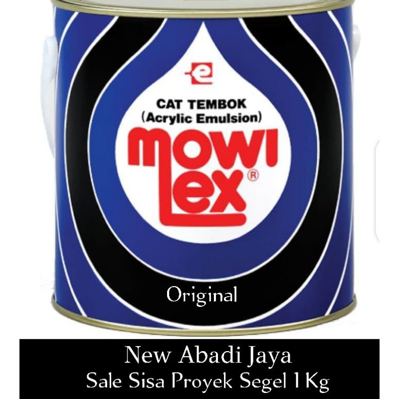 Jual Cat Tembok Mowilex Emulsion Per Kaleng 1 Liter Sale Sisa Proyek ...