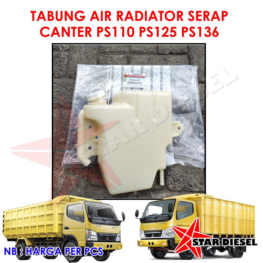 Jual TABUNG AIR SERAP RADIATOR CANTER PS110 PS125 PS136 COLT DIESEL ...