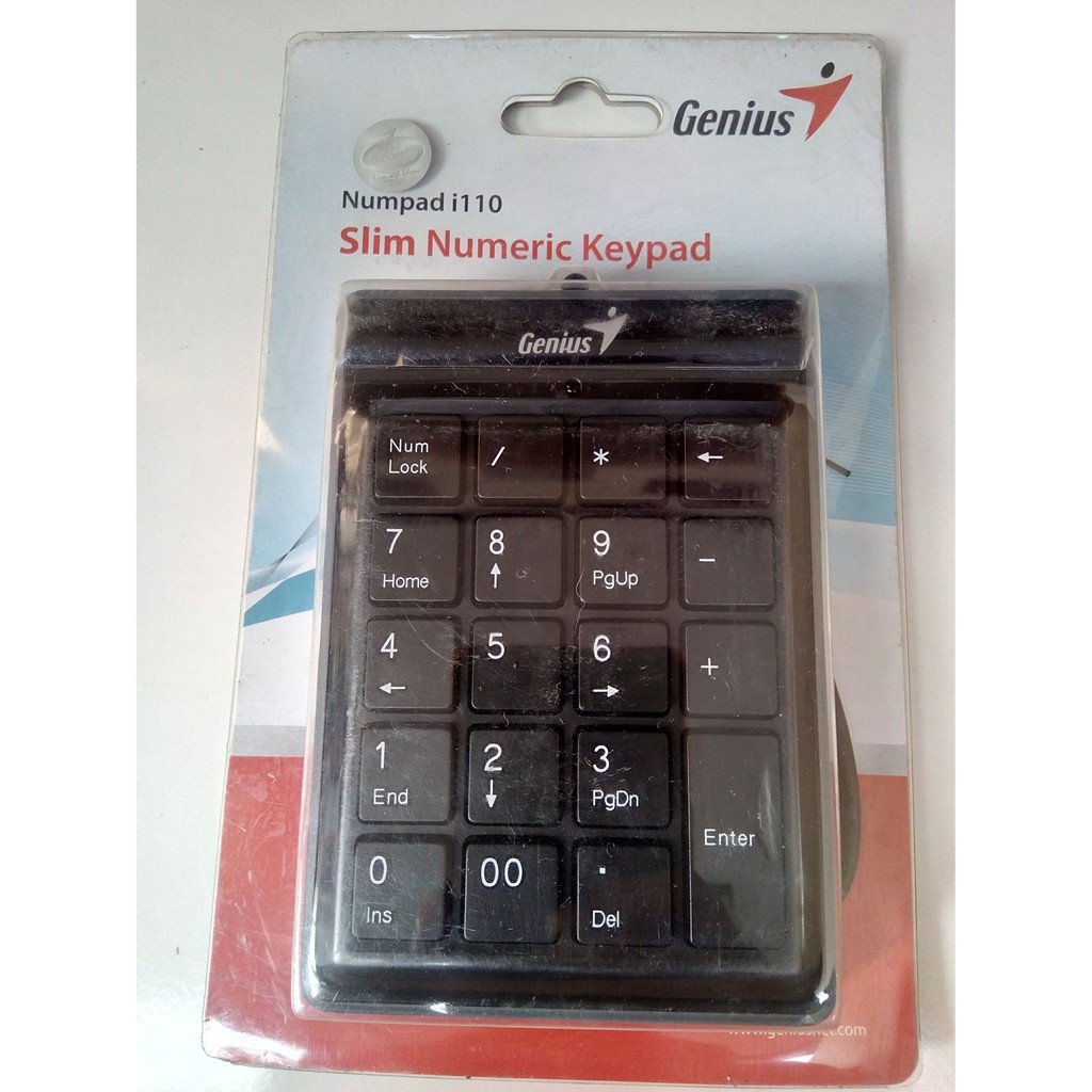 Jual Genius Slim Numeric Keypad Numpad i110 (CUCU GUDANG SALE) | Shopee ...