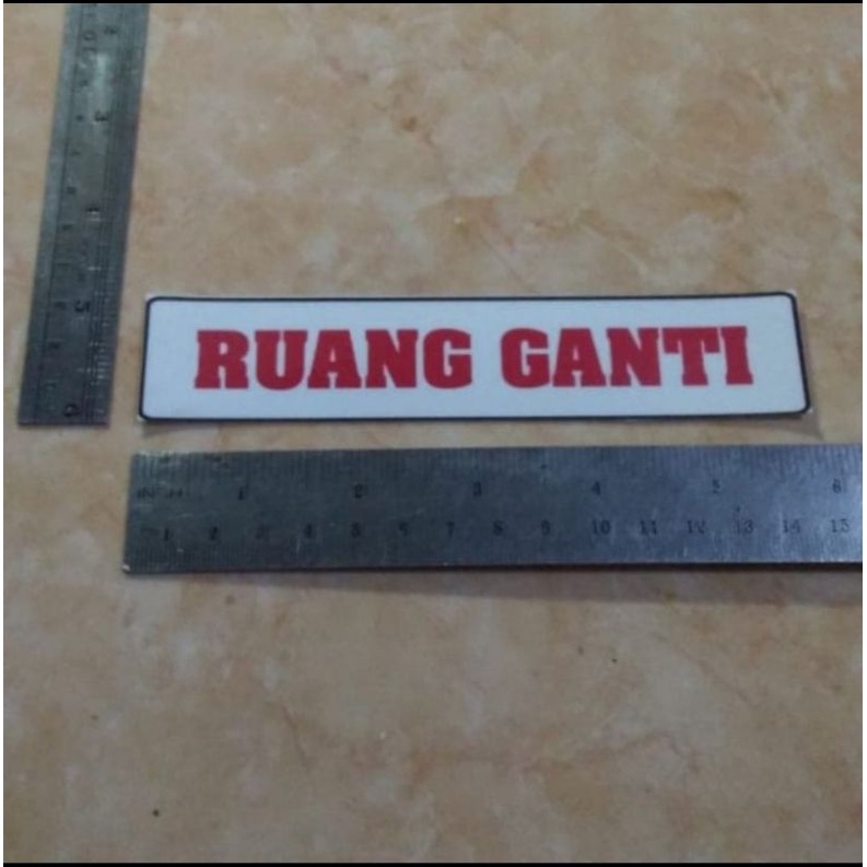 Jual STIKER STICKER DINDING TANDA SIGN RUANG GANTI | Shopee Indonesia