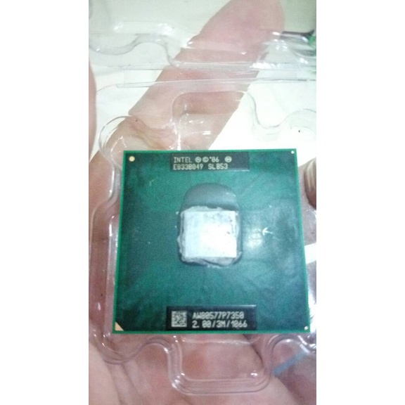 Jual prosesor laptop notebook core 2 duo core2duo p7350 kondisi normal ...