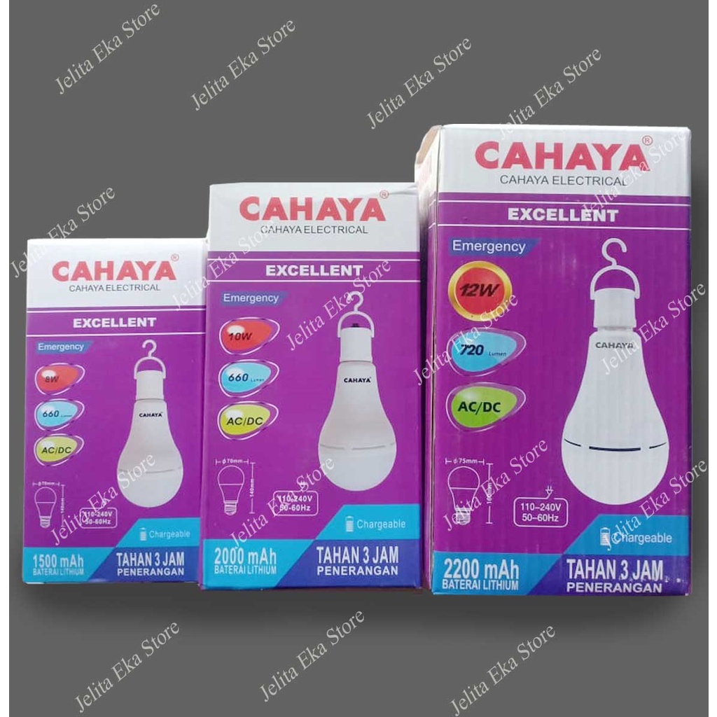 Jual lampu LED Emergency cahaya 8W 10W 12W | Shopee Indonesia