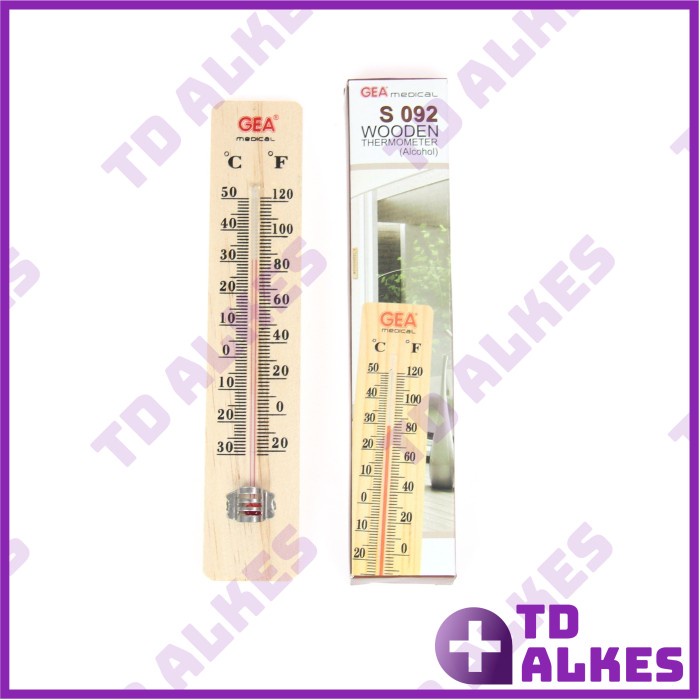 Jual Thermometer Ruang Kayu Gea Wooden Thermo Dinding Termometer ...