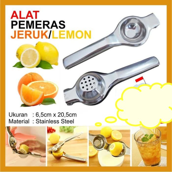 Jual Alat Peras Jeruk Lemon Squeezer Stainless Steel Perasan Jeruk ...