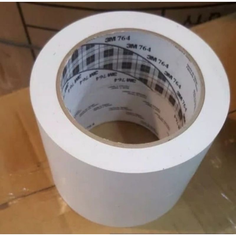 Jual Marking Tape 3m 764 putih Ukuran 8cm x 33m Lakban Lantai 3M 764 ...