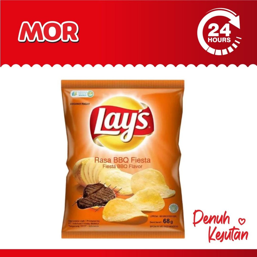 Jual LAY'S BBQ Fiesta Rasa Berbeque 68 gr | Shopee Indonesia