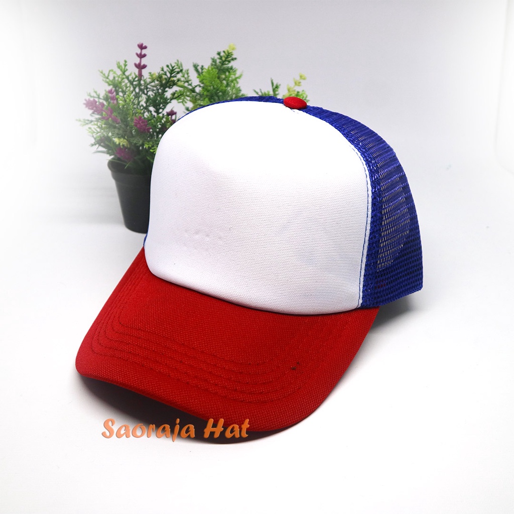 Jual Topi Jaring / Trucker Polos dan Kombinasi Warna Murah | Shopee ...