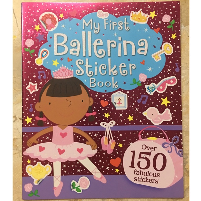 Jual Ballerina sticker book - children book - buku import anak ...