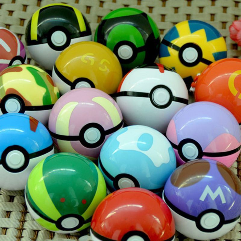 Jual TERLARIS mainan anak Poke ball pokemon go bola poke jumbo besar ...