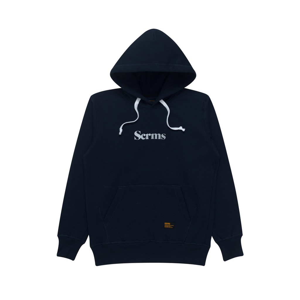 Jual Screamous Hoodie SCRMSERIF SILVER NAVY BLUE | Shopee Indonesia