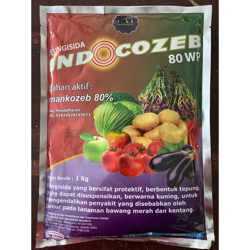 Jual FUNGISIDA KONTAK Indocozeb 80 WP-1 kg PEMBASMI DAN PENGENDALI ...