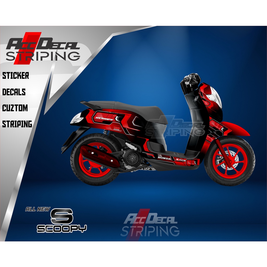 Jual sticker scoopy new decal scoopy new striping scoopy new | Shopee ...