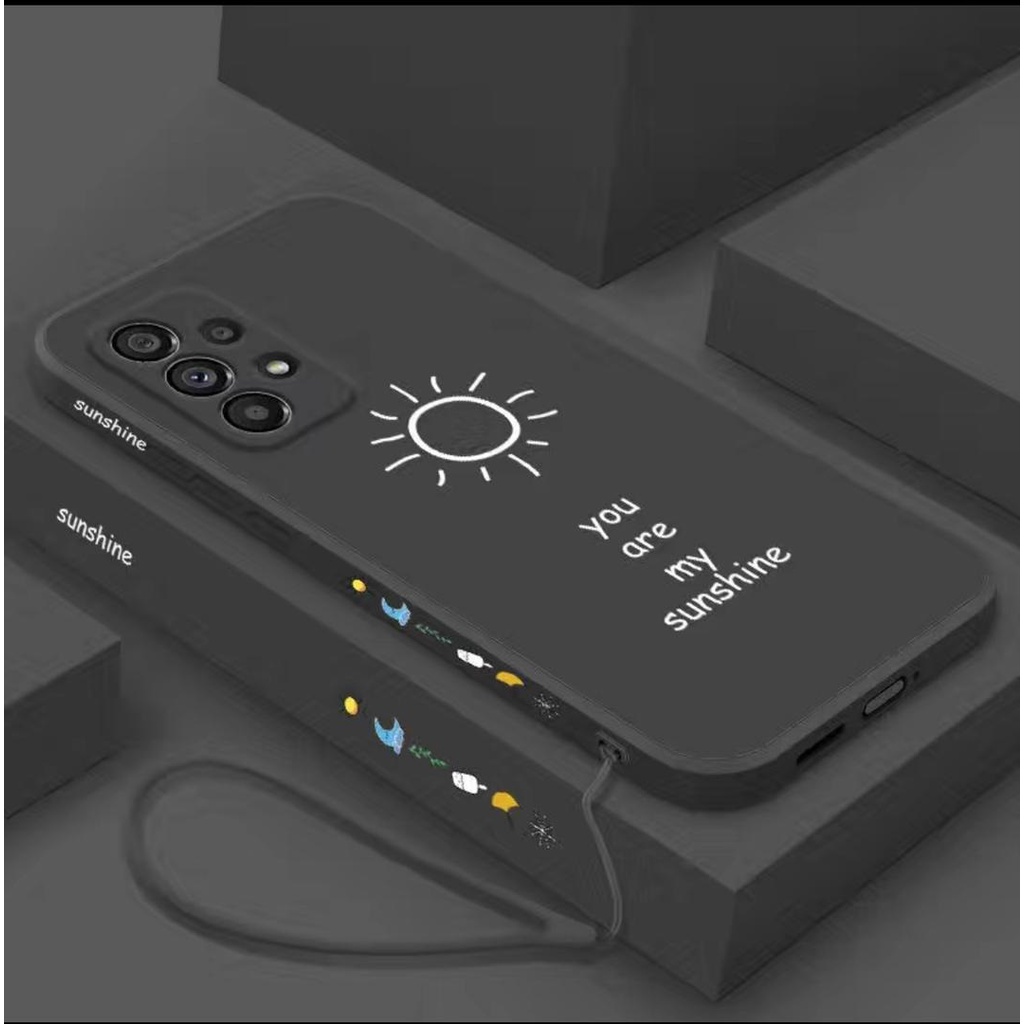 Jual CASE SAMSUNG A33 5G TERBARU LIQUID LANYARD SQUARE TALI SILIKON ...