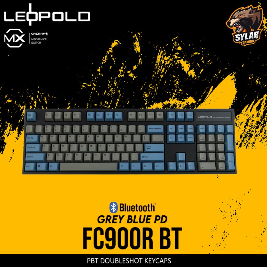 Jual Leopold NP900RBT Grey Blue Bluetooth Mechanical Gaming Keyboard ...
