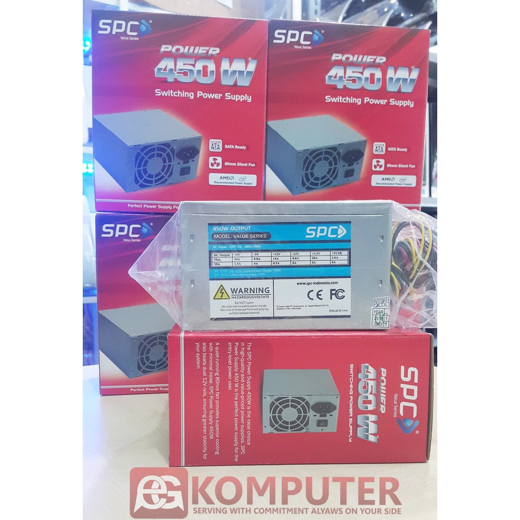 Jual Power Supply PSU SPC 450 WATT BARANG RESMI | Shopee Indonesia