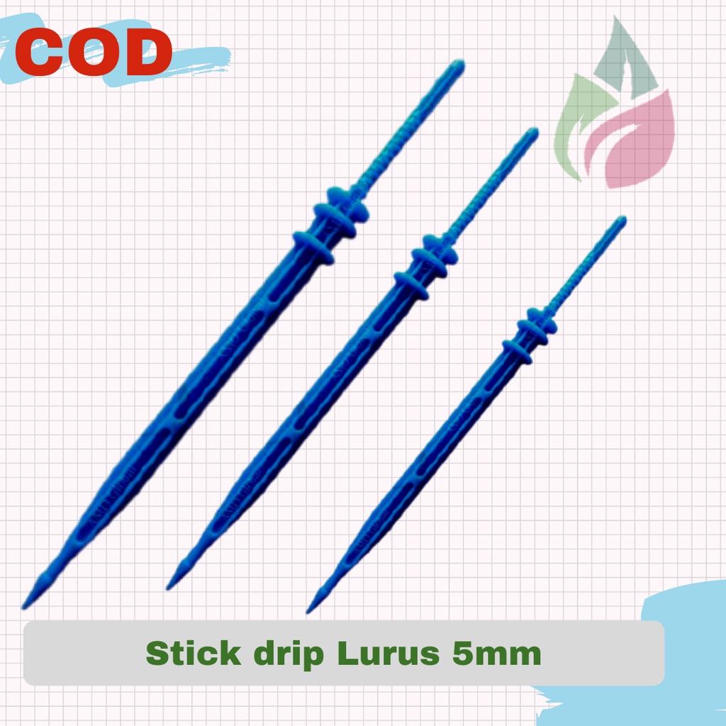 Jual Stick drip lurus 5mm - fertigasi - irigasi tetes -stick riper 4/5 ...