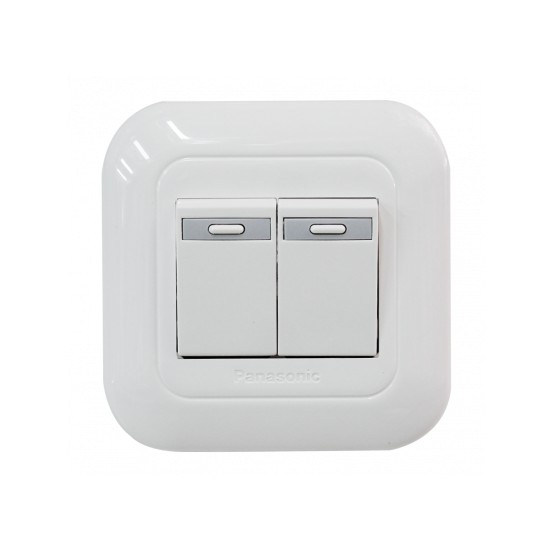 Jual Saklar Seri / Ganda Tanam Panasonic WEJ 5531 + Plat WEJ 78029 Wide ...