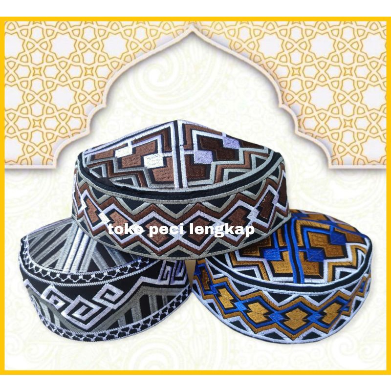 Jual PECI SONGKOK PAKISTAN BORDIR | Shopee Indonesia