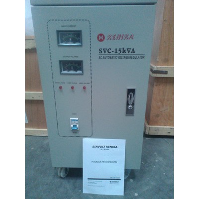 Jual Stabilizer Kenika 15000 Va 15 Kva 1 Phase Servomotor | Shopee ...