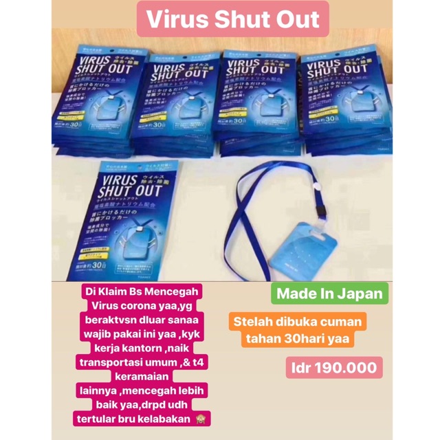 Jual Virus Shut Out Japan | Shopee Indonesia