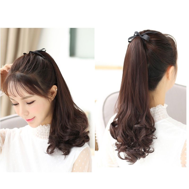 Jual hair clip rambut palsu lurus 60cm | Shopee Indonesia