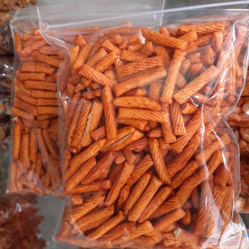 Jual JAIPONG STIK/PANG PANG PEDAS BERAT 1 KG | Shopee Indonesia