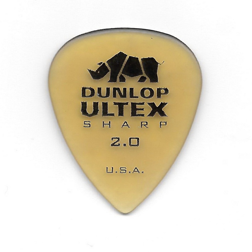 Jual Jim Dunlop 433-200 Ultex Sharp 2.0 mm Pick Gitar | Shopee Indonesia