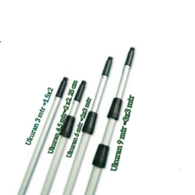 Jual Telescopic pole 9 mtr alat bantu pembersih kaca gedung tangkai ...