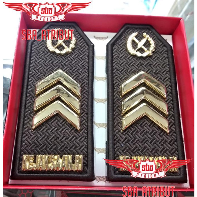 Jual Pangkat Pdu Kejaksaan Ri Gol 2C Akrilik Premium Seragam Laris ...