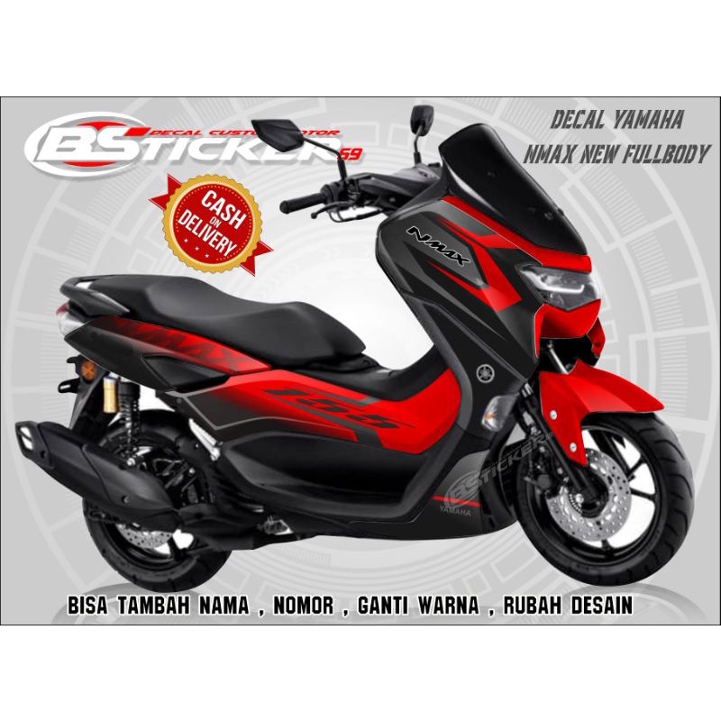 Jual Decal Stiker Motor Decal Nmax 2020 2021 2022 modifikasi variasi ...