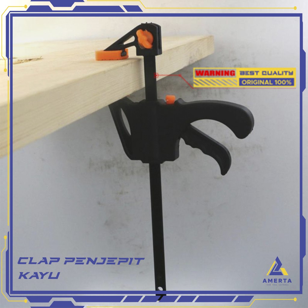 Jual Klem F Kayu Quick Clamp F Kayu Wood / Alat Penjepit Kayu | Shopee ...