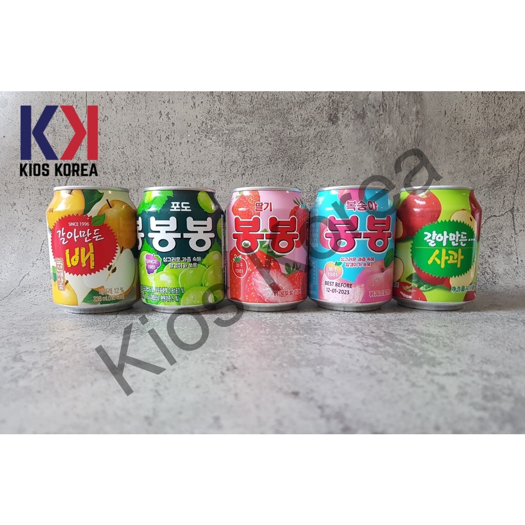 Jual Haitai Bon Bon Crushed Juice Apple Strawberry Pear Grape Peach 238ml - Minuman Import Korea ...