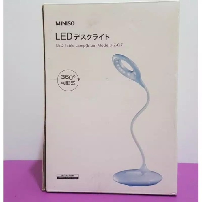 Jual Lampu Meja - Miniso Led Table Lamp Light Hz-Q7 360 Degree Lampu ...