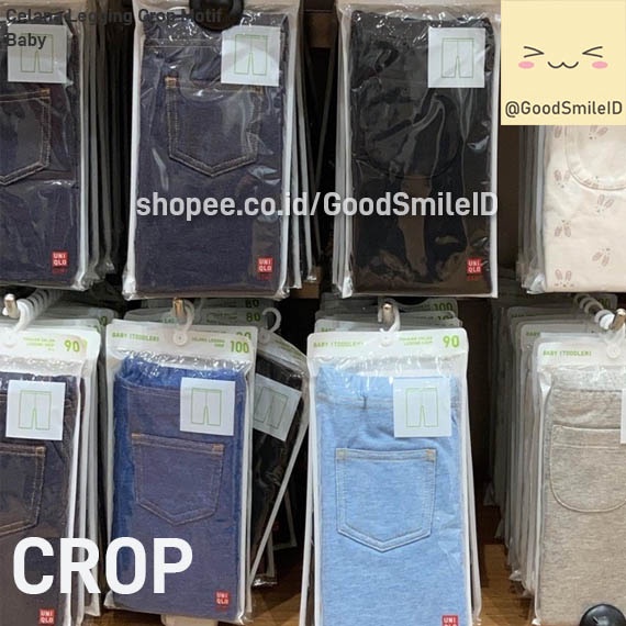 Jual SALE!! BABY Celana Legging Crop Rileks RELAX Polos Denim Warna ...