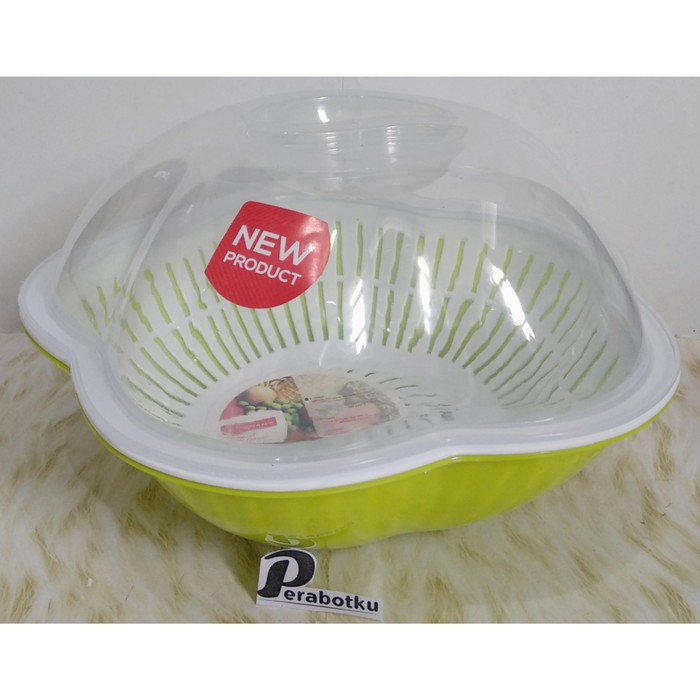 Jual Baskom Set Pengering Sakura Strainer TK010/Wadah Serbaguna dan ...