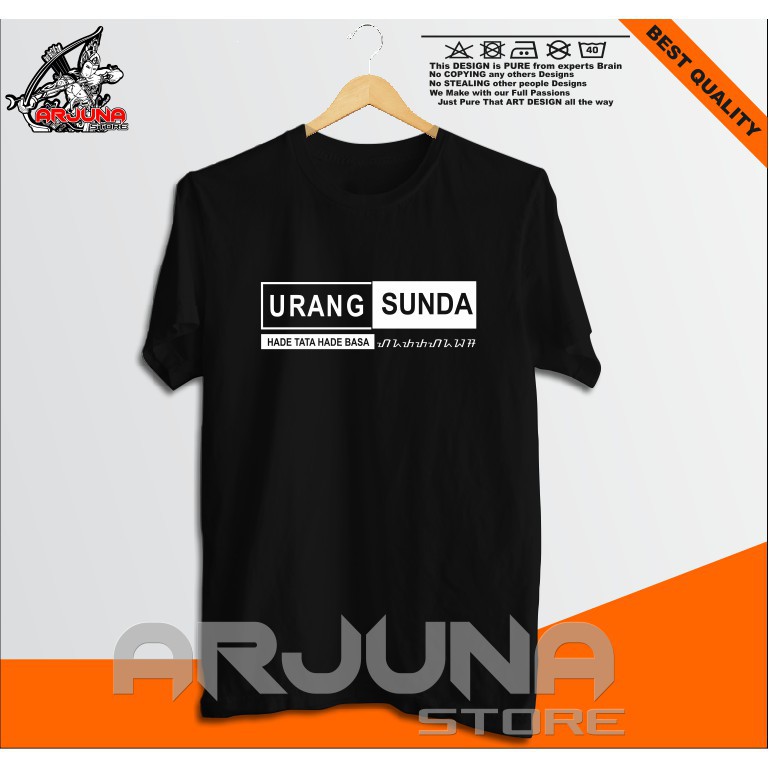 Jual BAJU / KAOS DISTRO URANG SUNDA HADE TATA HADE BASA KUALITAS ...