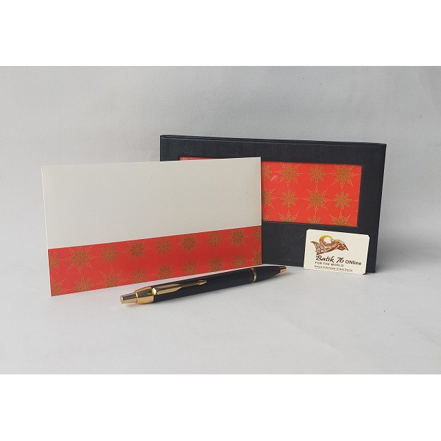 Jual 2LUSIN+BOX PREMIUM ENVELOPE HANDMADE BATIK PATTERN TRUNTUM RED ...
