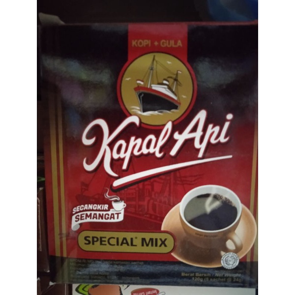 Jual Kapal Api Spesial Mix 1 Dus 120 Gram Isi 5 Sachet | Shopee Indonesia