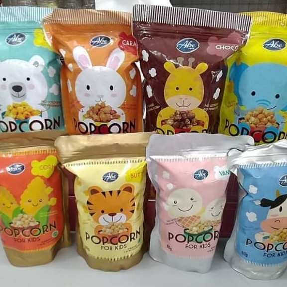 Jual POPCORN BAENANA TEMPY KOKONORI KIZZU FOR KIDS ABE FOOD 80GR ...