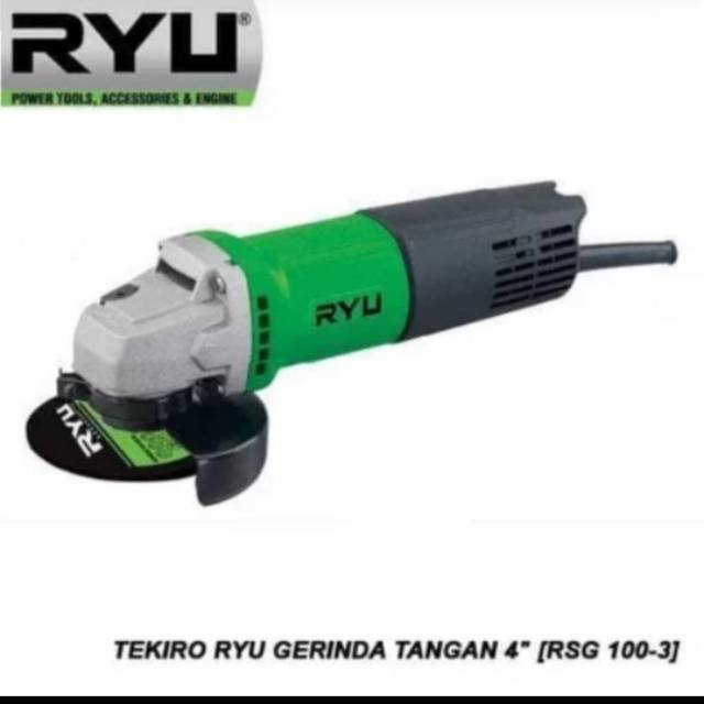 Jual Mesin Gerinda Tangan 4" Tekiro Ryu RSG 100-3 | Shopee Indonesia