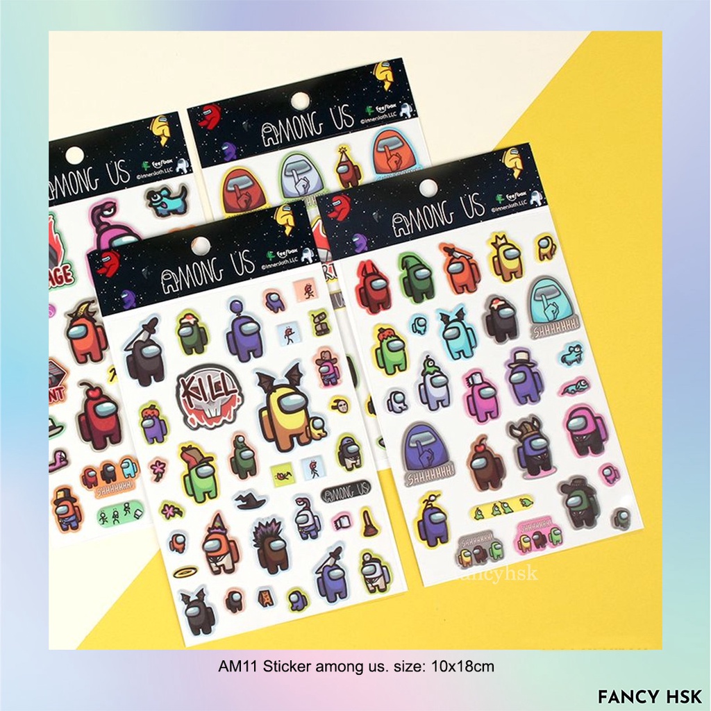 Jual ORI KOREA STICKER AMONG US - AM11 | Shopee Indonesia