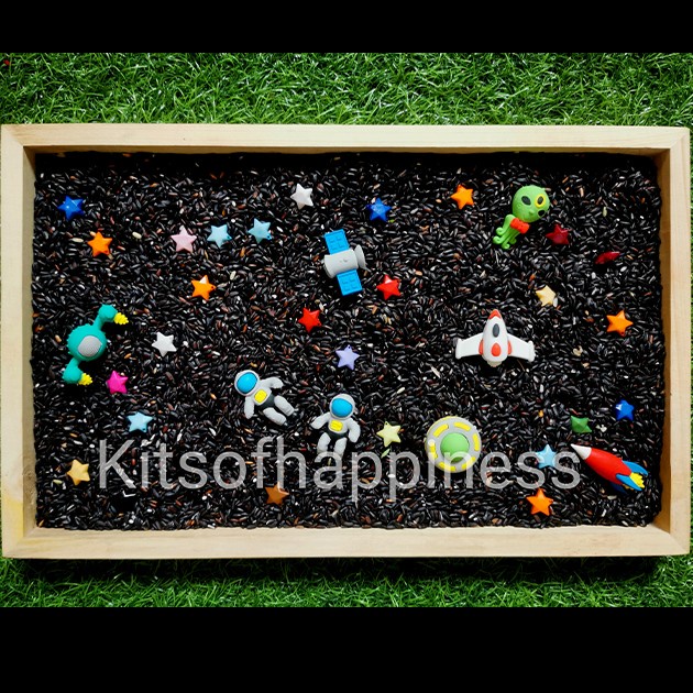 Jual mainan/ Meet the galaxy sensory play set / sensory rice bin ...