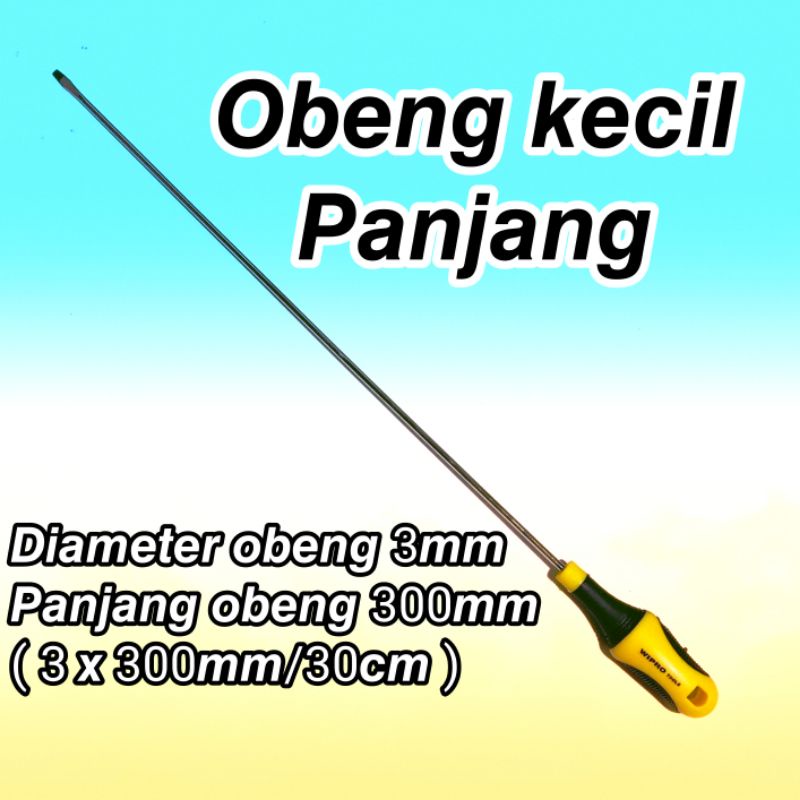Jual Obeng kecil mini panjang plus/min 30cm | Shopee Indonesia