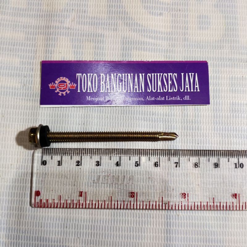 Jual skrup baut roofing 7cm lion | Shopee Indonesia