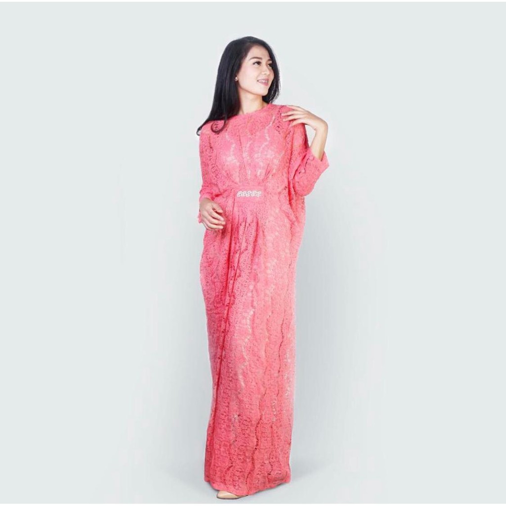 Jual Brenda Kaftan Pinky Blush | Shopee Indonesia