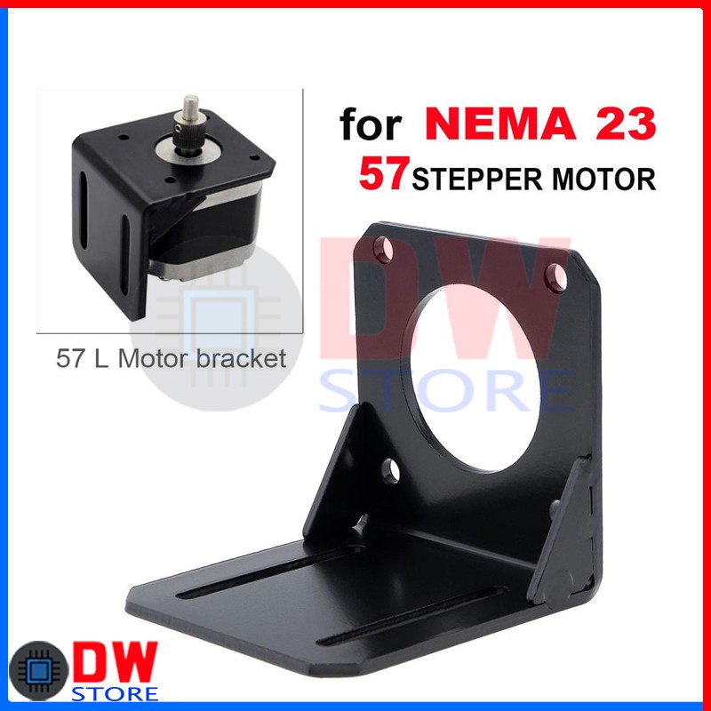 Jual Metal Bracket Nema 23 L Dudukan Motor Stepper 57 Holder CNC Dinamo ...