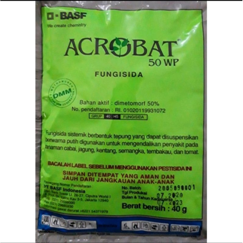 Jual Fungisida ACROBAT 50 WP kemasan 40 gram | Shopee Indonesia