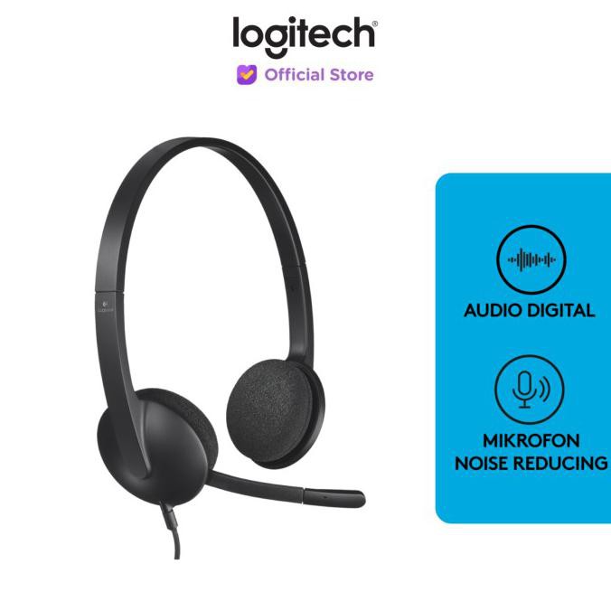 Jual Logitech H340 USB Headset | Shopee Indonesia
