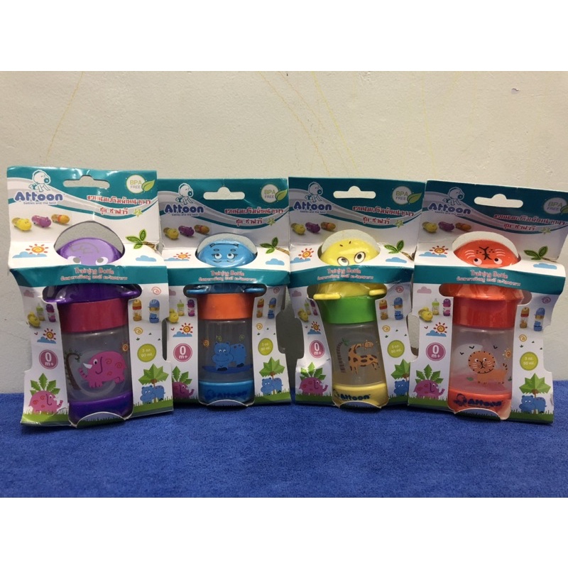 Jual dot susu attoon original seri animals @90ml | Shopee Indonesia